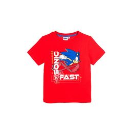 Sonic Shirt "Sonic" in Rot - 53% | Gr&ouml;&szlig;e 98 | Kinder-oberteile
