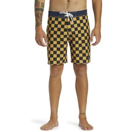 Quiksilver Herren Boardshorts "Original Straight 18"", gelb, Gr. 32, 46% Polyester, 40% Polyester, 8% Elasthan, 6% Baumwolle, Hosen