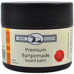 Golddachs Herren Bartpomade "Premium", 100ml, gelb, Bartstylingmittel, Bartpflege, Bartstyling
