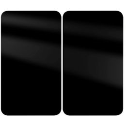 Wenko Herd-Abdeckplatte "Universal Modell Schwarz", B/H/L: 30cm x 5,5cm x 52cm, 2 Stk., schwarz, Herdabdeckplatten, Herdabdeckung f&uuml;r alle Herdarten,
