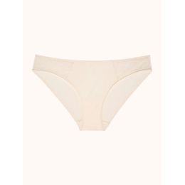 Passionata Damen Slip "PILA", Gr. 36talc, Microfaser, Obermaterial: 82% Polyamid, 18% Elasthan, unifarben, Unterhosen, seitliche Spitzeneinsätze,