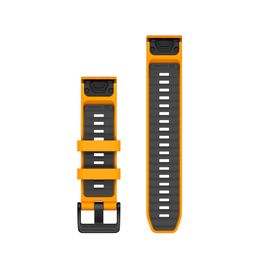 Garmin Kinder Uhrenarmband "Wechselarmband QuickFit 22 mm Silikon", 28cm, orange, Silikon, Uhrenarmb&auml;nder