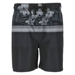 CRUZ Kinder Badehose "Indy", schwarz, Gr. 140, bedruckt, Elasthan, Polyester, Badehosen, mit bequemer Passform und Dehnbund