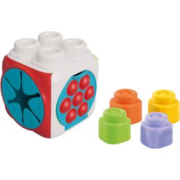Clementoni Kinder Konstruktions-Spielset "Clemmy, Sensorischer Würfel", bunt, Kunststoff, Spielbausteine, Made in Europe