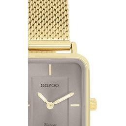 Oozoo Damen Quarzuhr, gold, Armbanduhren, Armbanduhr, Damenuhr, Edelstahlarmband, analog