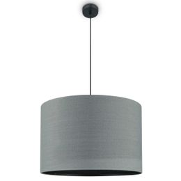 Paco Home Pendelleuchte "TOM", 1, Ø 38cm H: 25cm, schwarz, Esszimmer, Leuchten, mit kompatiblen Dimmer und Leuchtmittel