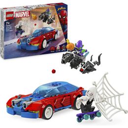 Lego Kinder Konstruktionsspielsteine "Spider-Mans Rennauto & Venom Green Goblin (76279), Lego Super Heroes", bunt, Kunststoff, Spielbausteine, Made