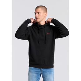 HUGO UNDERWEAR Herren Hoodie "Austin", Gr. XL, schwarz, Jersey, Obermaterial: 60% Baumwolle, 40% Polyester, Sweatshirts, mit Struktur, Relaxed Fit,