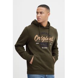 Blend Herren Kapuzenpullover "BHSweatshirt"deep depths, Gr. M, bedruckt, Sweatware, 60% Baumwolle, 40% Polyester, Pullover, L&auml;ssiger Hoodie mit Kapuze
