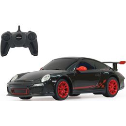 Jamara Kinder RC-Auto "Porsche GT3 1:24 schwarz", schwarz, Kunststoff, B:19cm H:6cm T:7cm, Fernlenkfahrzeuge