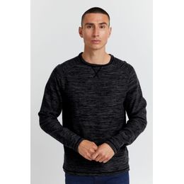 Blend Herren Strickpullover "PHPullover", schwarz, Gr. S, Feinstrick, 100% Baumwolle, Pullover, Stilvoller Feinstrick-Pullover mit Rundhalsausschnitt