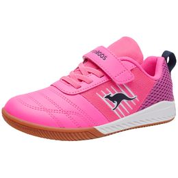 Kangaroos M&auml;dchen Hallenschuh "K5-SUPER COURT EV", Gr. 35, rosa, Synthetik, Textil, Schuhe