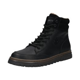 Bugatti Herren Winterboots, Gr. 42schwarz, Leder, Schuhe, Schn&uuml;rboots, Stiefelette, Freizeitstiefel mit Warmfutter