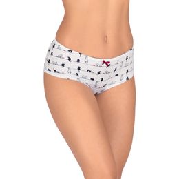 TRIGEMA Damen Schl&uuml;pfer "TRIGEMA H&uuml;ft-Pants mit Elastikbund und Schleifchen", Gr. L, wei&szlig;, 95% Baumwolle, 5% Elasthan, Unterhosen