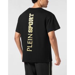 Plein Sport Herren T-Shirt "Logo", schwarz, Gr. XXXL, Obermaterial: 100% Baumwolle, Shirts
