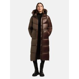 Khujo Damen Steppmantel "Tonia"braun, Basic, Gr. XL, Obermaterial: 100% Nylon; Innenfutter: 100% Nylon; Wattierung: 100% Polyester, M&auml;ntel,