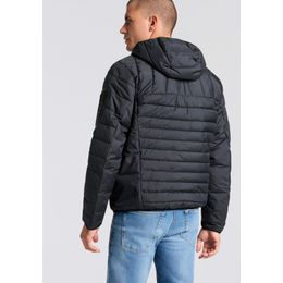 BOSS Green Herren Steppjacke "OW Urbanex JT HD", schwarz, Gr. S, unifarben, Web, Obermaterial: 100% Polyester, Jacken, Kapuze, Regular Fit,