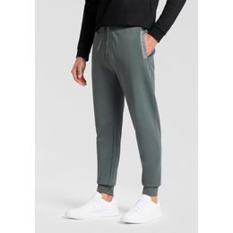 BOSS Herren Jogginghose "Tracksuit Pants", Gr. L, grün, Jersey, Obermaterial: 70% Baumwolle, 30% Polyester, unifarben, Hosen, Neuheit, elastischer