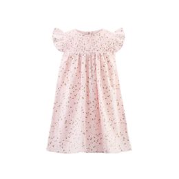 happy girls Kinder Sommerkleid "M&auml;dchenkleid"rose, Gr. 128, Stoff, 100% Baumwolle, Kleider