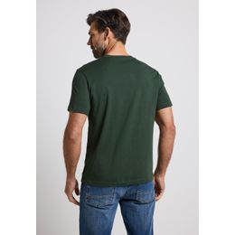 Street One MEN Herren T-Shirtsoft olive gr&uuml;n, Gr. XXXL, bedruckt, Web, 100% Baumwolle, Shirts, aus reiner Baumwolle