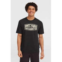 O`Neill O'NEILL Herren T-Shirt "O'NEILL GRAPHIC T-SHIRT", schwarz, Gr. S, Single Jersey, Obermaterial: 100% Baumwolle, Shirts