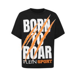 Plein Sport Jungen T-Shirt "Scratch", orange, Gr. M, Obermaterial: 100% Baumwolle, Shirts