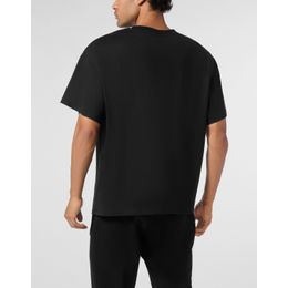 Plein Sport Herren T-Shirt "Logo", schwarz-wei&szlig;, Gr. XS, Obermaterial: 100% Baumwolle, Shirts