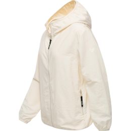 Ragwear Damen Outdoorjacke "Vinzie B", beige, Gr. XS, 100% Nylon, Jacken, Leichte &Uuml;bergangsjacke mit Kapuze