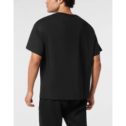 Plein Sport Herren T-Shirt "Scratch", schwarz, Gr. XS, Obermaterial: 100% Baumwolle, Shirts