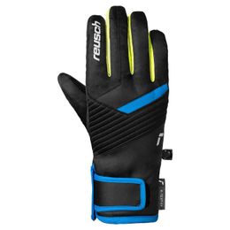 Reusch M&auml;dchen Skihandschuhe "Dan R-TEX XT Junior"dunkelgrau, schwarz, Gr. 5,5, mehrfarbig, 88% Polyester, 12% Lederimitat, Handschuhe, mit