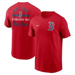 Nike Damen T-Shirt "Nike Shirt Boston Red Sox Nike MLB 2 Hit Cotton"rot, Gr. M, 100% Baumwolle, Shirts