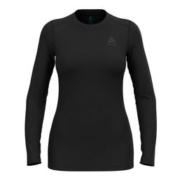 Odlo Merino 160 Bl Top Crew Neck L/S Bekleidung Damen schwarz