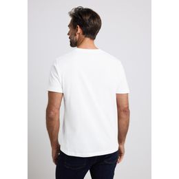 Street One MEN Herren T-Shirthellwei&szlig;, Gr. XXL, bedruckt, Web, 100% Baumwolle, Shirts, aus reiner Baumwolle