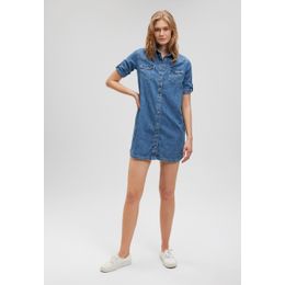 Mavi Damen Chiffonkleid "BREE", blau, Gr. XS, 100% Baumwolle, Kleider, Hemdkleid