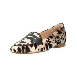 Paul Green Damen Slipper "Paul Green Slipper Leder/Textil", Gr. 40,5, bunt, Leder, Textil, Schuhe