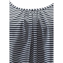 Lascana Damen Oversize-Tankini "Mona", blau, Gr. 54, gestreift, Polyamid, Bikini-Sets, im Streifendesign