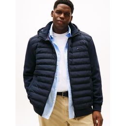 Tommy Hilfiger Big & Tall Herren Kapuzensweatjacke "BT-MIX MEDIA ZIP THROUGH"desert sky, Gr. XXXL, TOMMY HILFIGER BIG & TALL, Sweatware, Obermaterial: 72% Baumwolle, 28%