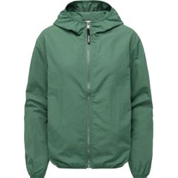 Ragwear Damen Outdoorjacke "Vinzie B", gr&uuml;n, Gr. L, 100% Nylon, Jacken, Leichte &Uuml;bergangsjacke mit Kapuze