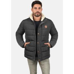 Blend Herren Winterjacke "BHFrederic", grau, Gr. XL, unifarben, 100% Polyester, Jacken, Warme Jacke mit abnehmbarer Kapuze