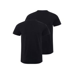 Chiemsee Herren T-Shirtschwarz, schwarz, Gr. S, unifarben, 100% Baumwolle, Shirts, - im vorteilhaften Doppelpack