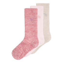 Abercrombie & Fitch Abercrombie & Fitch Socken Jungen Gr&ouml;&szlig;e 30/32 hellbeige / pitaya / ros&eacute;