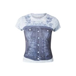 Guess T-Shirt Damen Gr&ouml;&szlig;e XL marine / blue denim / hellblau