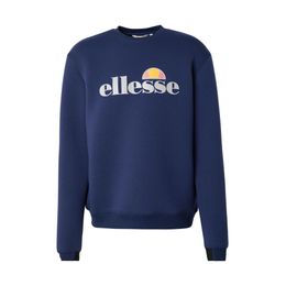 Ellesse Sweatshirt 'Corvaro' Herren Gr&ouml;&szlig;e S navy / gelb / hellgrau / melone