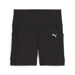 Trainingsshorts Puma "VELOCITY 5" Enge Laufshorts Damen", Damen, Gr. L, Normalgrößen, schwarz, Obermaterial: 77% Polyester, 23% Elasthan, unifarben, eng, Hosen