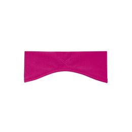 Stirnband TRIGEMA "TRIGEMA Fleecestirnband", Mädchen, Gr. 3, pink (magenta), Kunstfaser, Mützen Stirnband