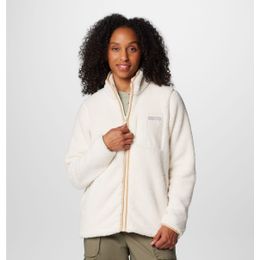 Fleecejacke Columbia "WEST BEND FULL ZIP II", Damen, Gr. M, chalk, Obermaterial: 100% Polyester, Jacken Fleecejacke
