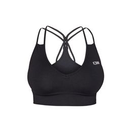 ICANIWILL Sport-BH 'Define Seamless' Damen Gr&ouml;&szlig;e XS schwarz / wei&szlig;