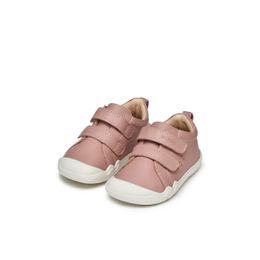Sneaker Geox "B STEPPIEUP GIRL", Mädchen, Gr. 22, rosa, Nappaleder, Schuhe Sneaker, Sneaker, Klettschuh, Babyschuh mit modischer Perforierung