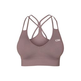 ICANIWILL Sport-BH 'Define Seamless' Damen Gr&ouml;&szlig;e S schoko