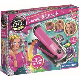 Kreativset Clementoni "Crazy Chic, Farb-Hairstyler", bunt, Kreativsets, Kinder